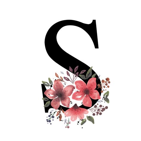 Floral Letter Alphabet 8549929 Png