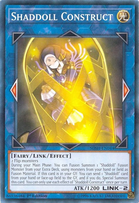 Shaddoll Construct Structure Deck Shaddoll Showdown Yugioh
