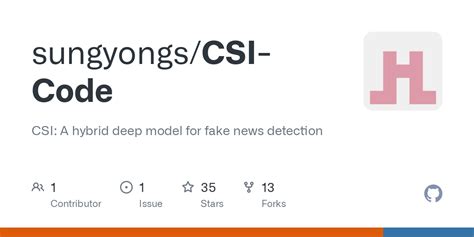 Github Sungyongs Csi Code Csi A Hybrid Deep Model For Fake News