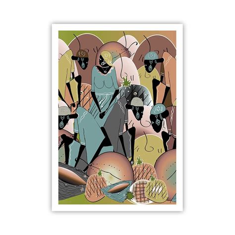 Plakat Arttor Nadchodzi wielkie święto x cm Plakat bez ramy Abstrakcja Grafika