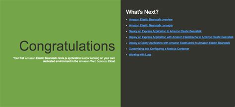 How To Deploy An Application With The Elastic Beanstalk Command Line Interface Amazon Web Services