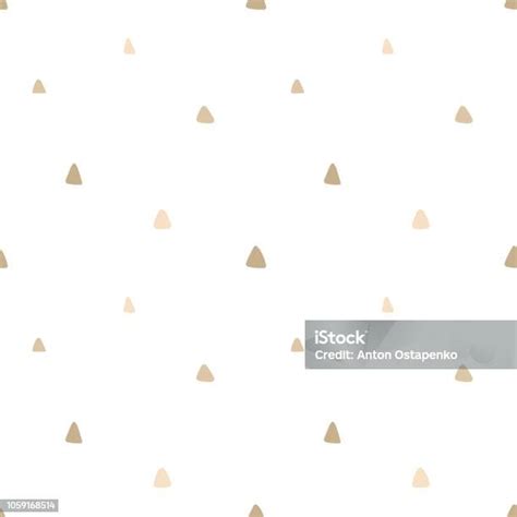 투명 한 배경에 베이지색 삼각형의 완벽 한 패턴입니다 남자와 여자에 대 한 벡터 이미지입니다 휴일 개념 베이비 샤워 생일 포장지 인쇄 옷 카드 배너 섬유 0명에 대한 스톡