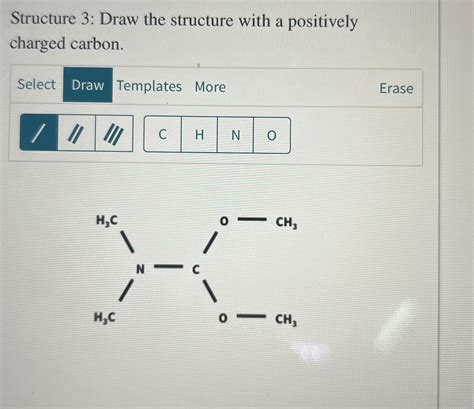 Solved Structure 3: Draw the structure with a positively | Chegg.com