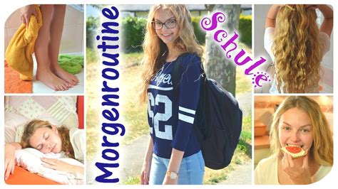 Morgenroutine Für Die Schule Morning Routine For School Mit