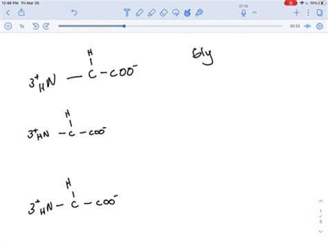 SOLVED Draw The Ionized Form For Each Of The Following Amino Acids A