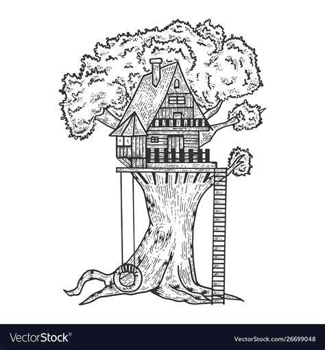 Treehouse Drawing