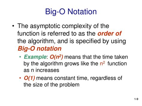 ppt algorithm analysis time complexity explained powerpoint presentation id 9726577