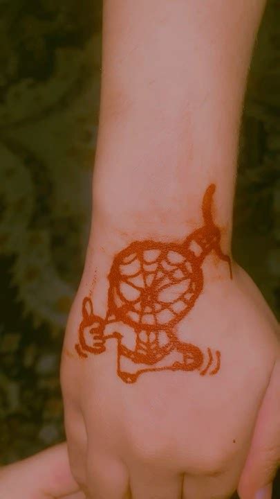 Spider Man Mehandi 🫠🤍mehandi Mehndi Henna Spiderman Youtube