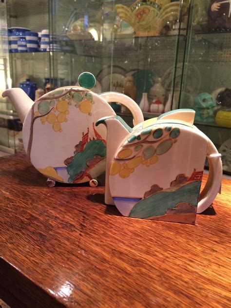 Stall 20 Clarice Cliff Secrets Teapots £995 Each Northcote Road