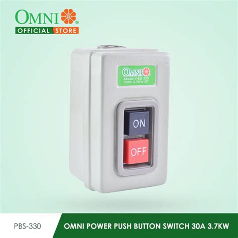 OMNI Power Push Button Switch 30A 3.7KW - PBS-330-PK | Lazada PH