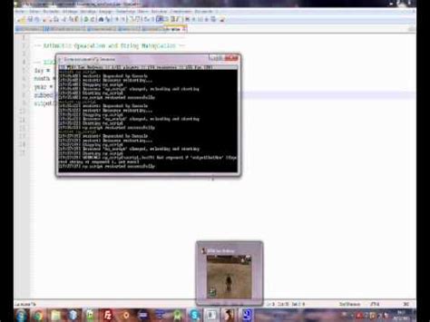 MTA SA LUA Scripting Tutorial 6 LUA Arithmetic String Manipulation
