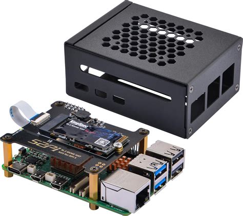 Amazon GeeekPi Metal Case With N04 PCIe M 2 Key M NVMe SSD PCIe