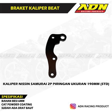 Braket Kaliper Beat P Std Brembo KTC Nissin Samurai Vario Scoopy Lazada Indonesia