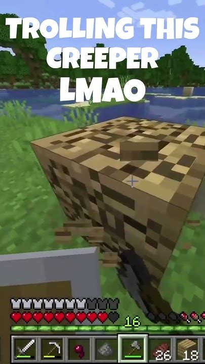 This Creeper Did Not Want Explode Minecraft Funny Youtube