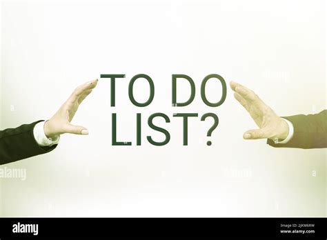 Text Showing Inspiration To Do List Question Conceptual Photo Series Of Task To Be Done
