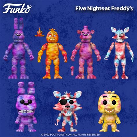 Five Nights At Freddys Tie Dye Collection By Funko Funko Fanatics