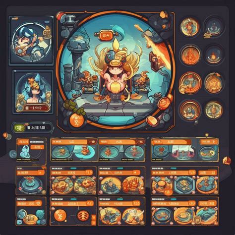 Anime Strategy Game Ui Design Behance 23386797 Stock Photo At Vecteezy