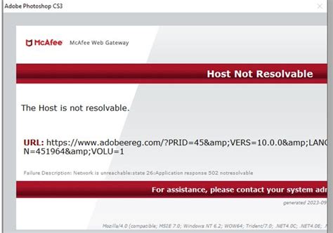solved fresh install of adobe photoshop and got host not adobe