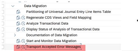Data Migration Transport Accepted Error Messages Sap Community
