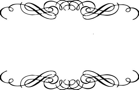 Simple Scrollwork Clipart Best