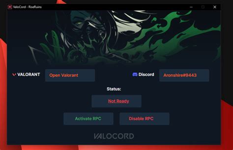 GitHub Aronshire ValoCord Valorant DiscordRPC Program