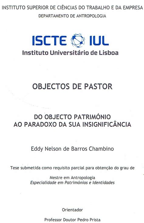 Riquezas Inauditas TESE DE MESTRADO