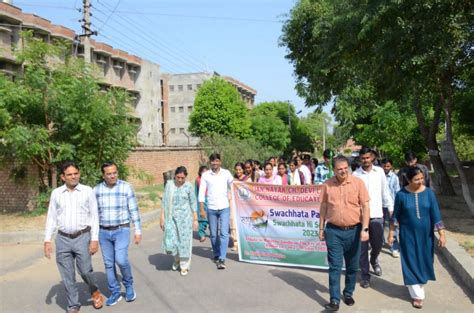 Cleanliness Awareness Rally Jcd Pg College Of Education
