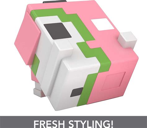 Minecraft Zoglin Mini Action Figure Mob Head Minis Toy With Pixelated Design