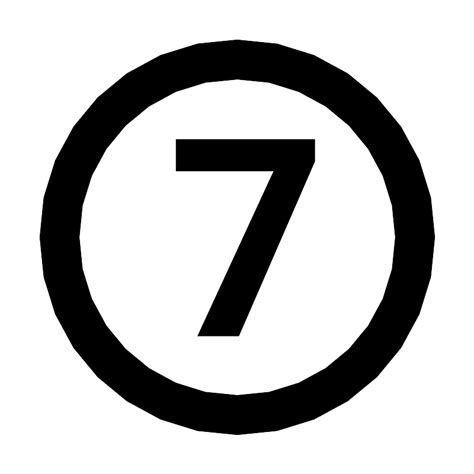 Seven Circle Vector Svg Icon Svg Repo
