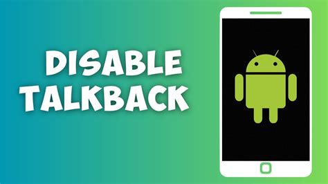 How To Disable Talkback On Samsung Galaxy YouTube