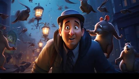 Groundhog Day Cute Animation Style Premium Ai Generated Image