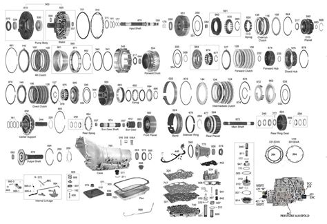 4l60e Transmission Assembly Diagram 4l60e Transmission Parts