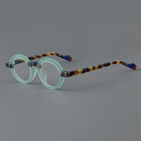 Dimash Round Acetate Optical Glasses Frame Fomoloo