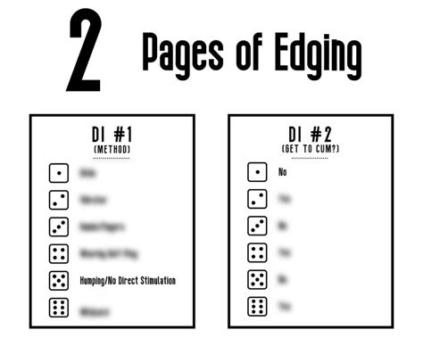 Dice Edging Game For Bdsm Couples Dom Sub Masturbation Tease And Denial
