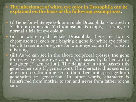 Sex Linked Inheritance Pptx