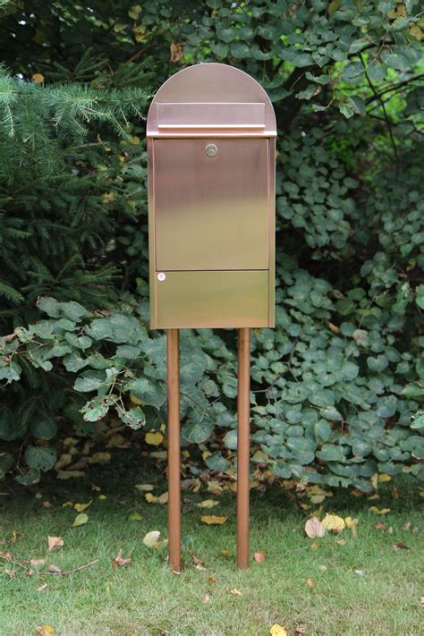 Stor Kobber Postkasse
