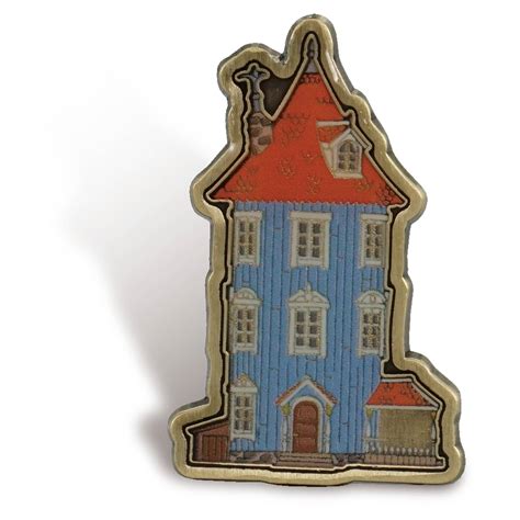 Moomin House Pin Badge Grumpy Custard