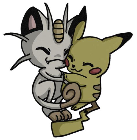 Pikachu And Meowth Pokemon By Loonytoony1985 On Deviantart