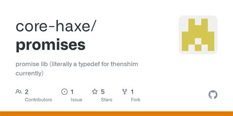 Github Core Haxepromises Promise Lib Literally A Typedef For