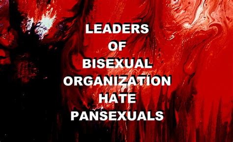 Leaders Of Bisexual Organization Hate Pansexuals By Kory Medium