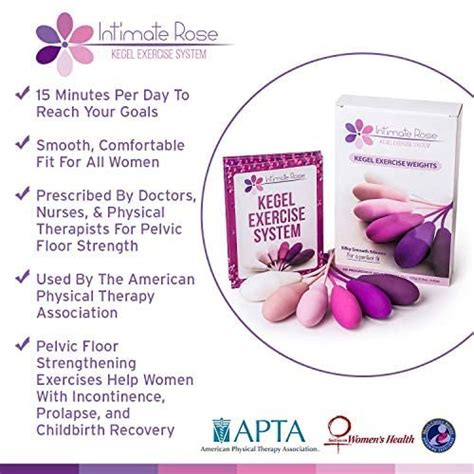 Intimaterose Kegel Exercise System Pelvic Floor Exercises Set Of 6