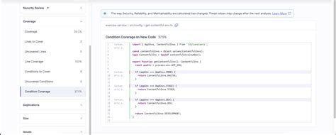 Conditional Coverage Discrepancy From Generated Report Sonarqube Server Community