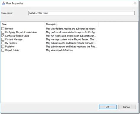 Grant Permission To One ConfigMgr SSRS Report Recast