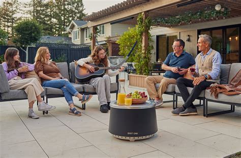 Smokeless Fire Pit Lid East Oak