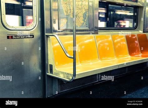 New York City Subway Car Stock Photo Alamy