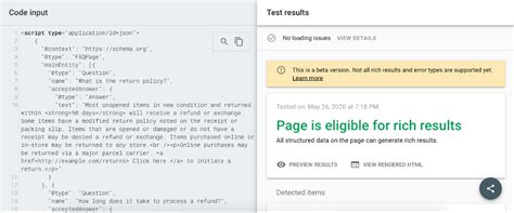 FAQ Structured Data Markup A Short Term Win Blog