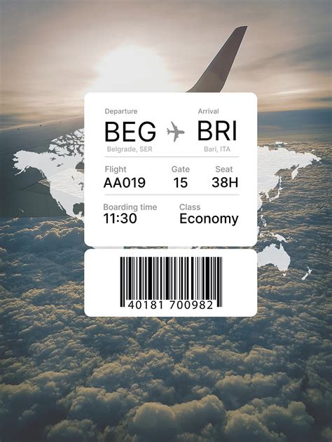 Dailyui 024 Boarding Pass By Ana Pavlovic On Dribbble