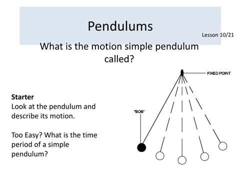 Ppt Pendulums Powerpoint Presentation Id2649138