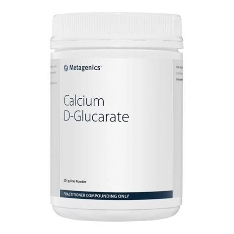 Metagenics Calcium D Glucarate 204 G Mediadvice Pharmacy Earlwood