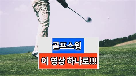 골프의 기본 아이언 샷 드라이브 샷 Youtube